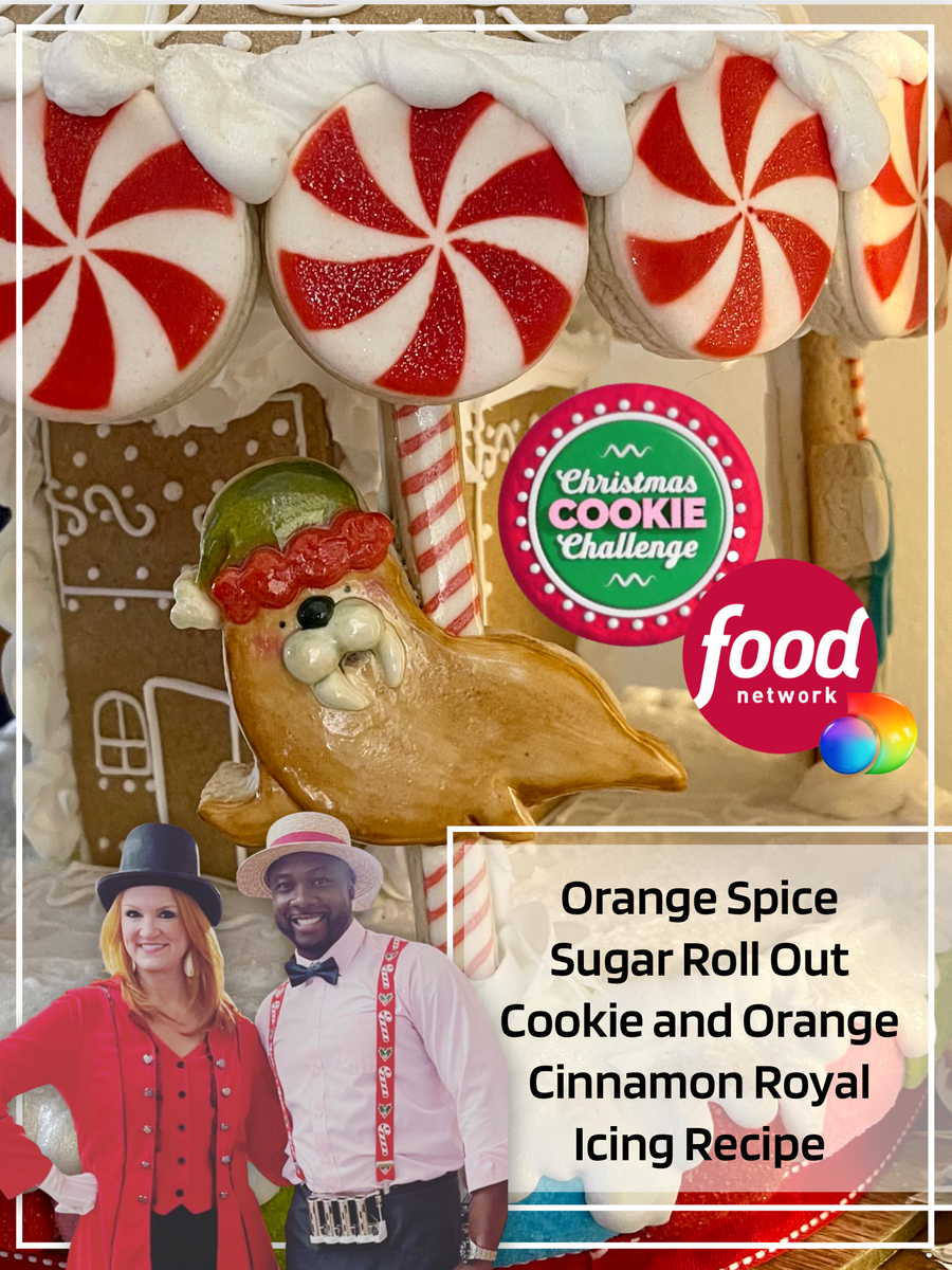 Orange Spice Roll Out Sugar Cookie with Orange Cinnamon Royal Icing ...
